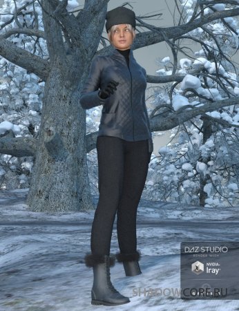 скачать Winter Clothes for Genesis 3 Female(s) для daz3d бесплатно ...