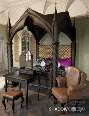 скачать Gothic Decor для daz3d бесплатно › daz studio
