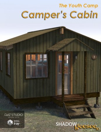 скачать The Youth Camp - Camper's Cabin для daz3d бесплатно › daz studio