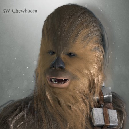 SW Chewbacca › daz studio