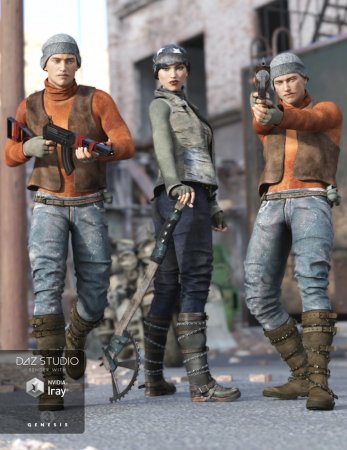 Mad Weapons Poses › daz studio