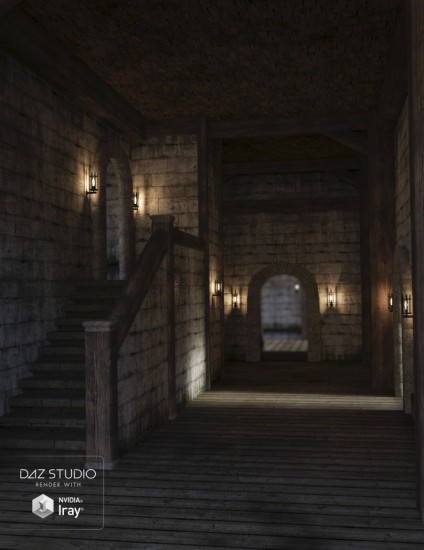 hallway » SHADOWCORE Daz 3D models модели для daz studio