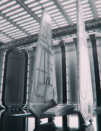 SF Space Shuttle › daz studio