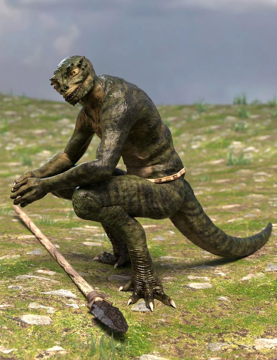 Saurian HD for Genesis 8 Male › daz studio