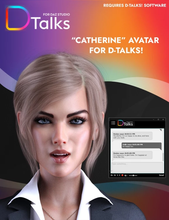 D-Talks! Avatar “Catherine” › daz studio