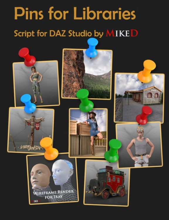 MD Pins for Libraries › daz studio