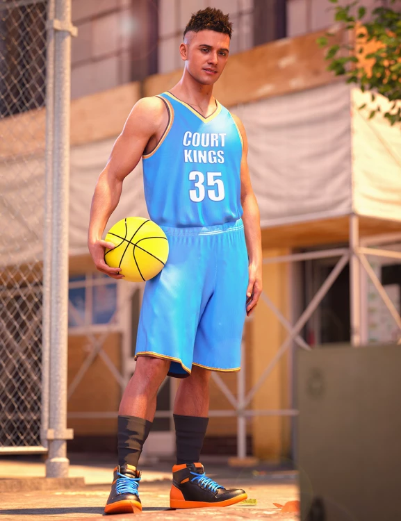 dForce Jump Tech Outfit for Genesis 9 › daz studio
