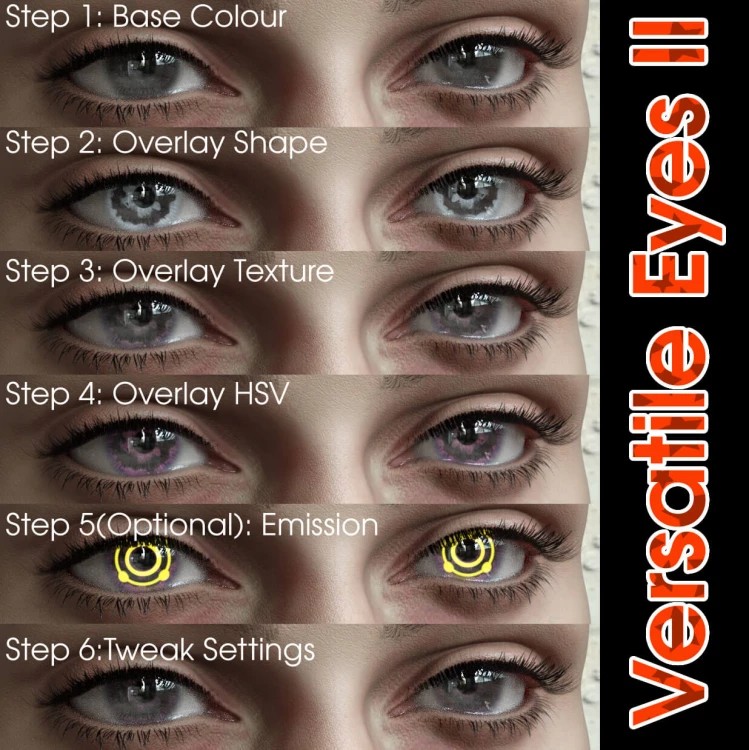 Versatile Eyes for G9 2 › daz studio