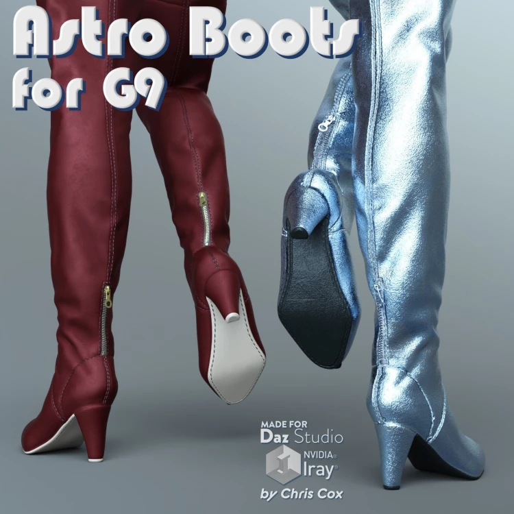 Astro Thigh Boots Genesis 9 › daz studio