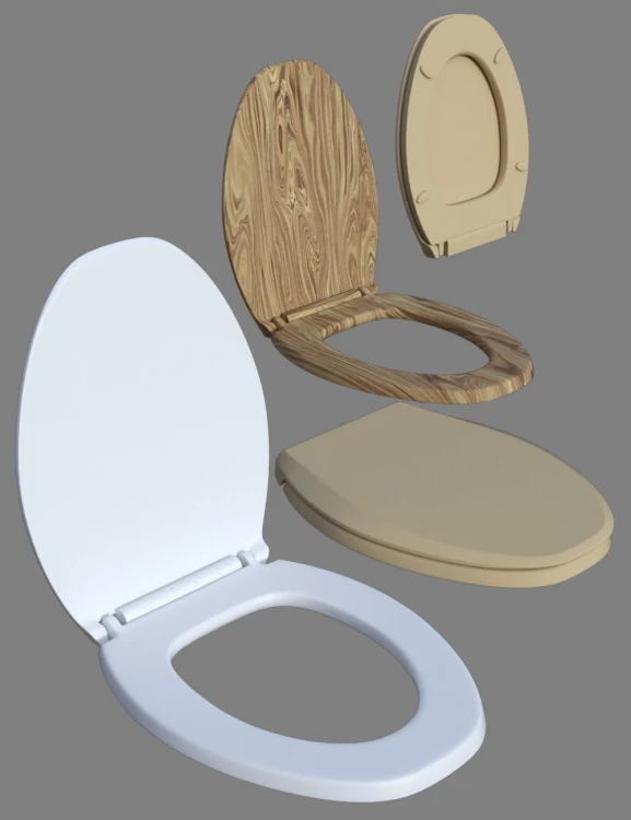 Toilet Seat Prop › daz studio