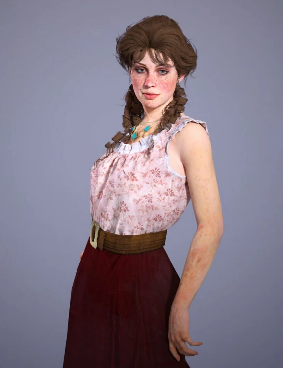 RDR2 – Mary Beth Gaskill for G8F › daz studio