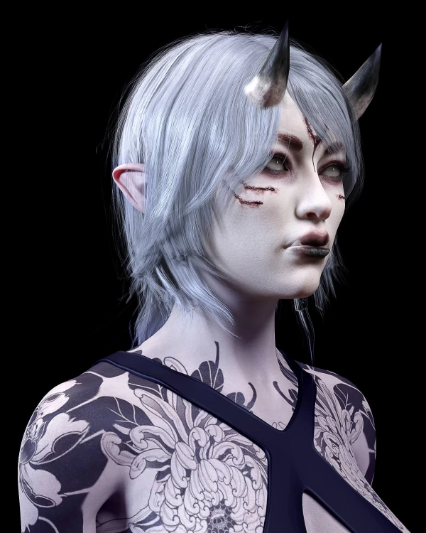 Oni Pack – Character for G8F › daz studio