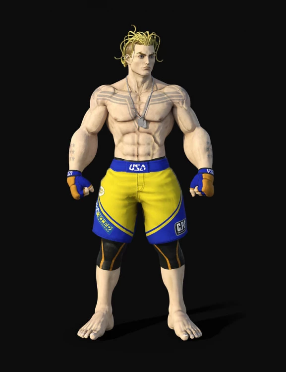 (SFV) Luke Sullivan for G8M › daz studio