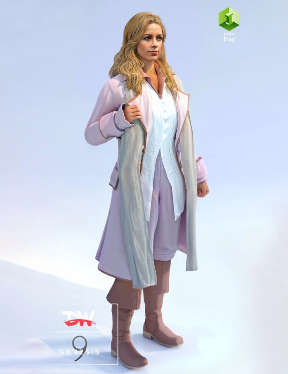 Romana II (Lalla Ward) – Doctor Who for G9F › daz studio