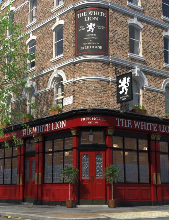 The White Lion London Pub › daz studio