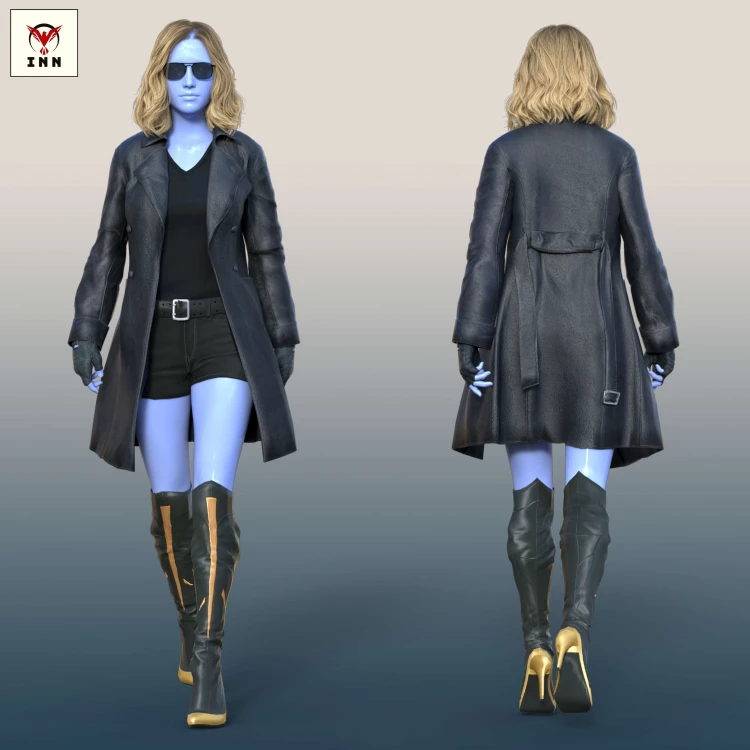 AH – Action Leather for G8F & G9 › daz studio