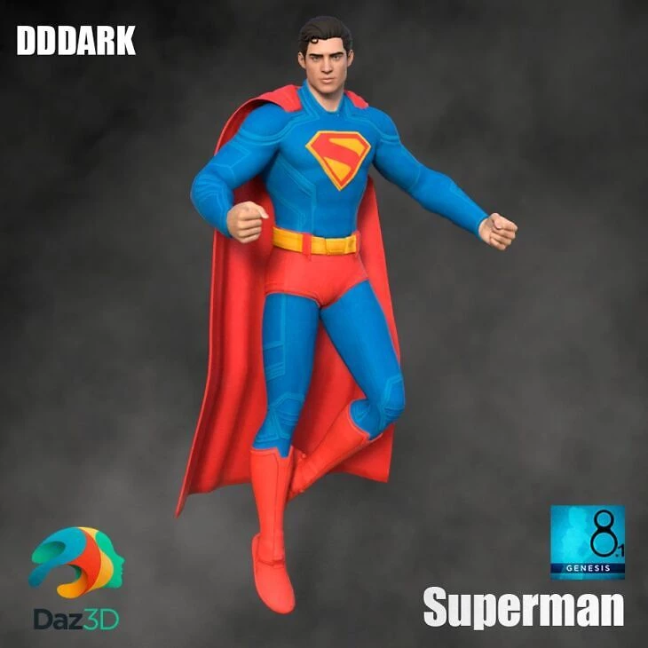Superman Fortnite G8.1M › daz studio