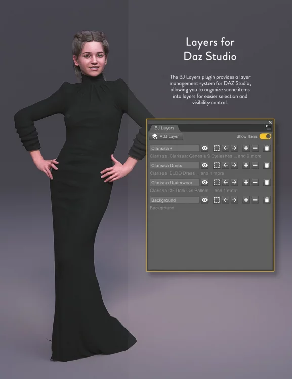 BJ Layers Plugin › daz studio