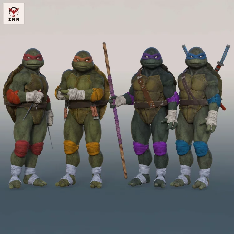 TMNT » SHADOWCORE Daz 3D models модели для daz studio