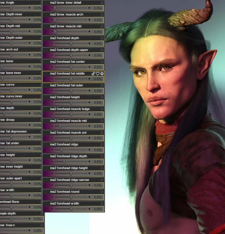 In-Depth Anatomy V2 Face Morphs › daz studio