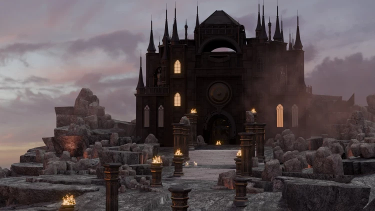 Dreary Castle › daz studio