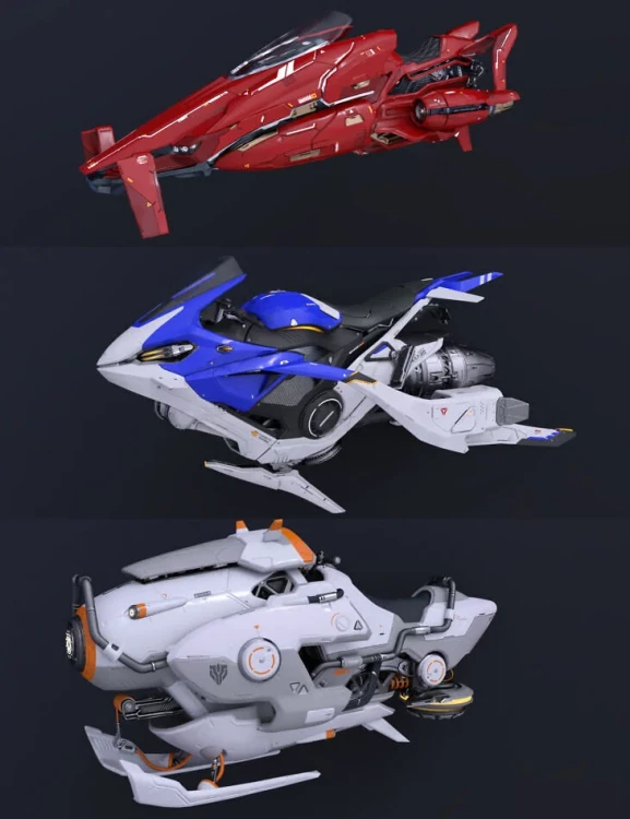 The First Descendant Vehicles › daz studio