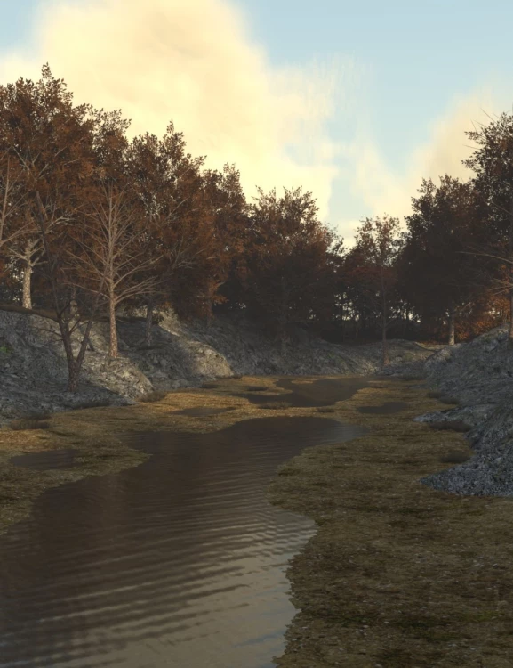 Desolate Stream › daz studio