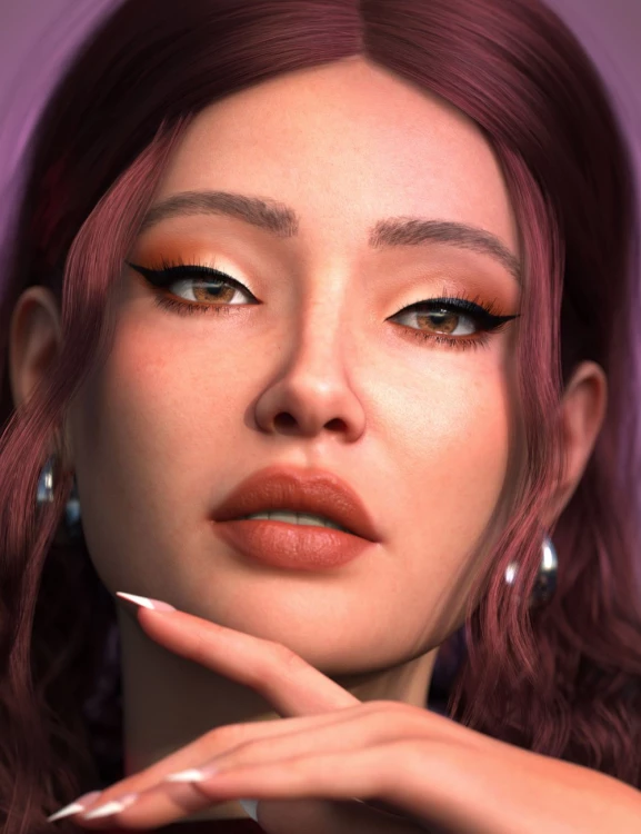 Autumn Vibes LIE Makeup For Genesis 9 › daz studio