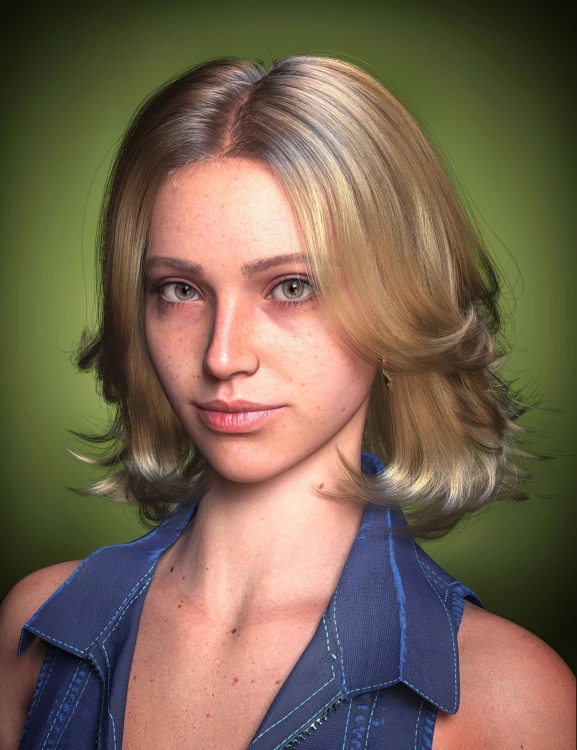 dForce Strand-Based FE Breeze Short Hair for Genesis 9 & Genesis 8 ...