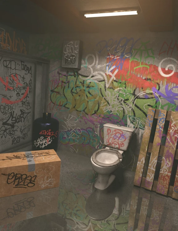 Easy Decals: Street Tags and Graffiti › daz studio
