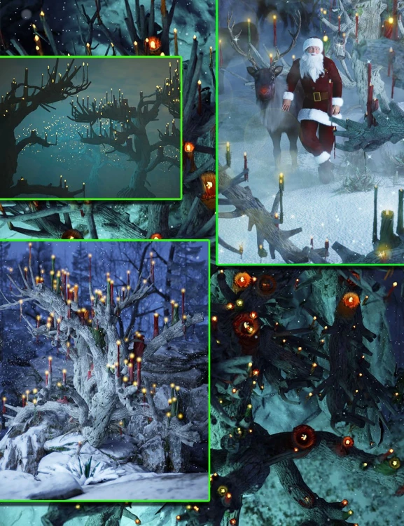 LR Illuminated Candle Trees › daz studio